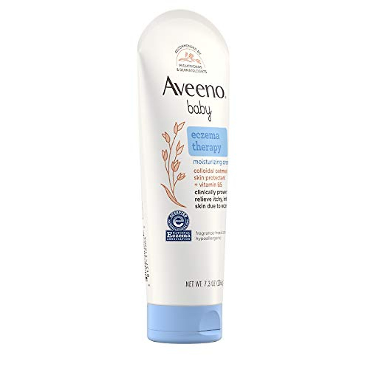 Aveeno Baby Eczema Therapy Moisturizing Cream with Natural Colloidal Oatmeal for Eczema Relief, 7.3 oz