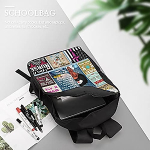 17 Inch Nurse Backpack Cool Nurse Theme Backpack Lightweight Waterproof Laptop Backpacks Casual Bags Gifts for Girls Women