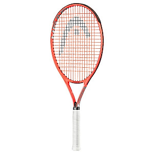 HEAD Radical Jr Tennis Racquet - Beginners Pre-Strung Head Light Balance Kids Racket - 26 Inch, Red