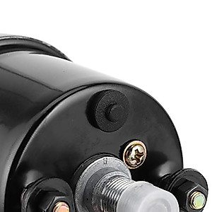 Aramox Motorcycle Speedometer, 12V Universal Motorcycle Multi‑Functional Meter Tachometer Odometer Fuel Gauge Speedmeter(Black)