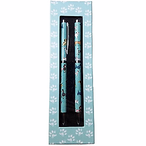 Kate Windgate Gift Boxed Pen Set - Mint Dogs 13707
