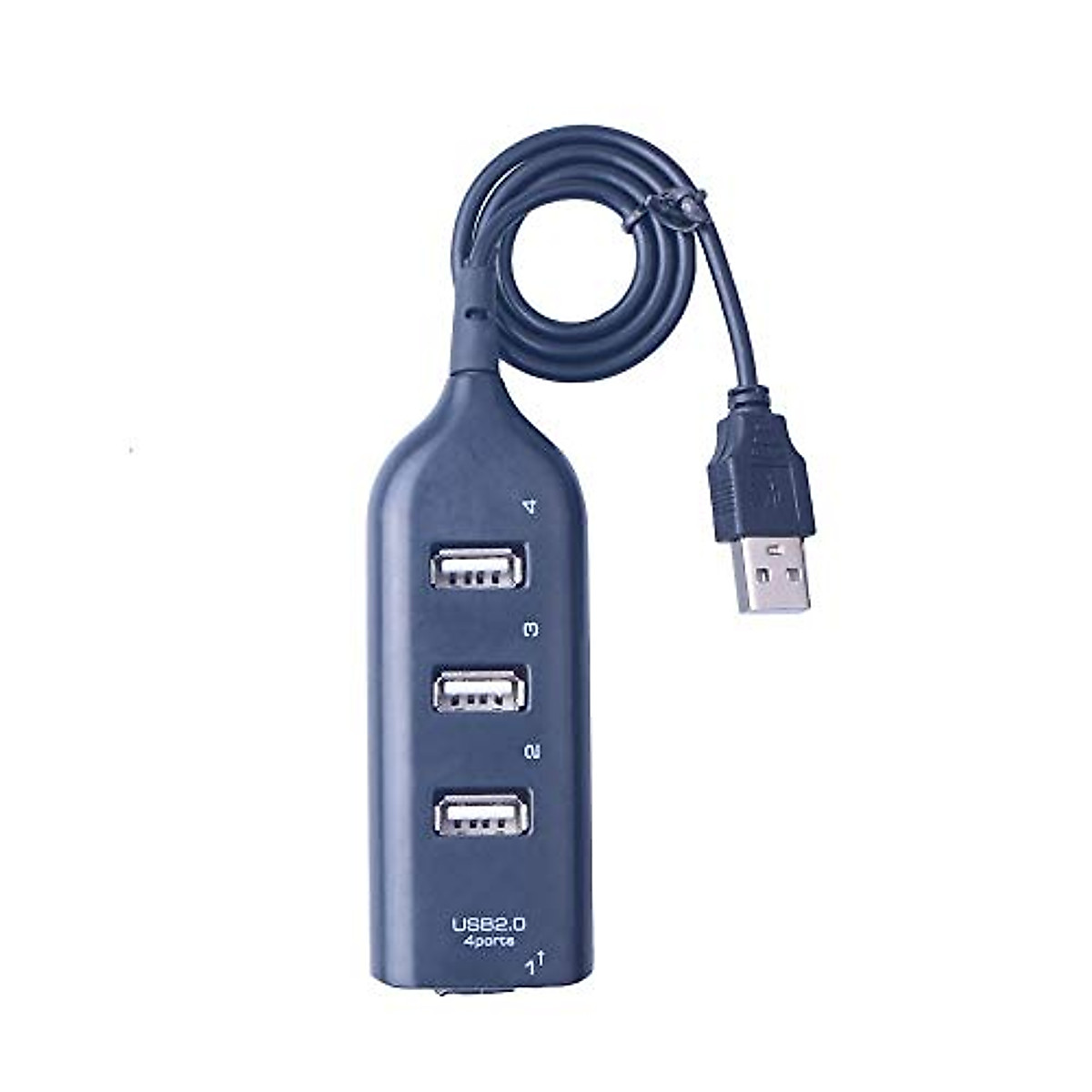 Lysee Data Cables - High Speed USB HUBs Hi-Speed 4 Port USB 2.0 Splitter Hub Adapter for Desktop PC Laptop Adapter USB HUB