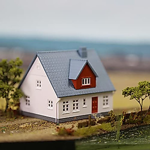 3 Sets N Scale 1:160 Model Village House Assembled Model Architectural Building Layout JZN02
