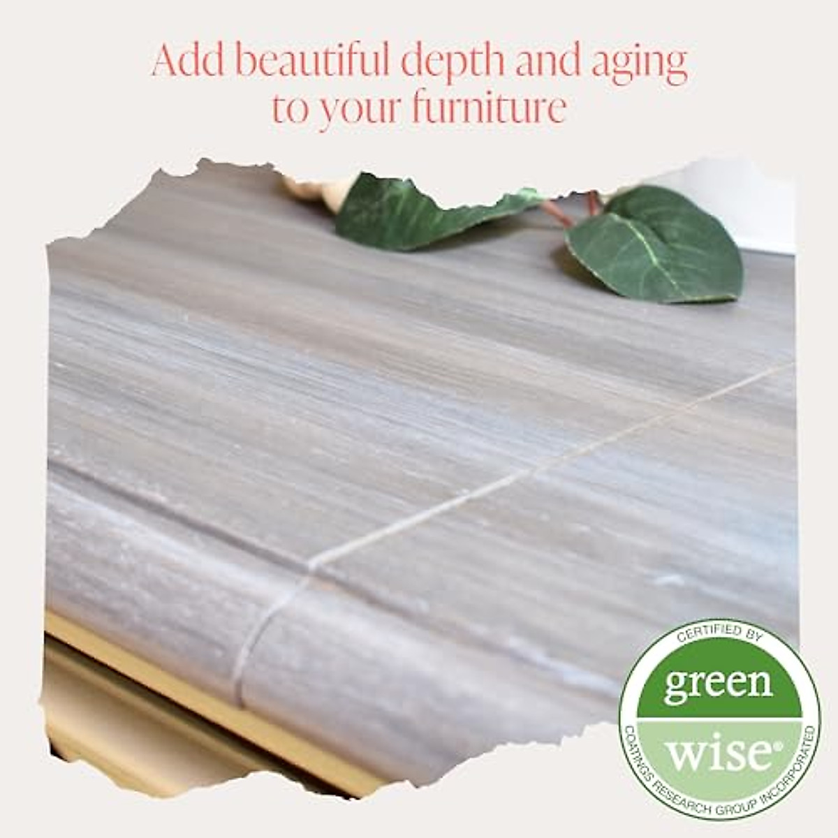 Furniture Glaze - Antique Patina Special Effects Glaze for Chalk Style Furniture Paint, Eco-Friendly Wood Stain, 6 Color Choices - Limestone [White] - Pint (16 oz)