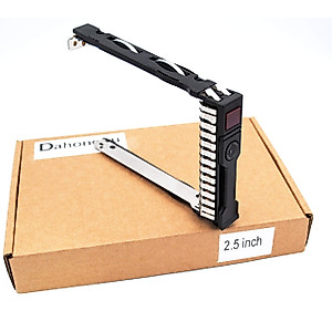 2.5" SFF SAS SATA SSD Hard Drive Carrier Tray Caddy 651687-001 651699-001 for HP Proliant ML350 DL360p DL380P DL160 Gen8 G8 Gen9 G9 with 4 Mounting Screws