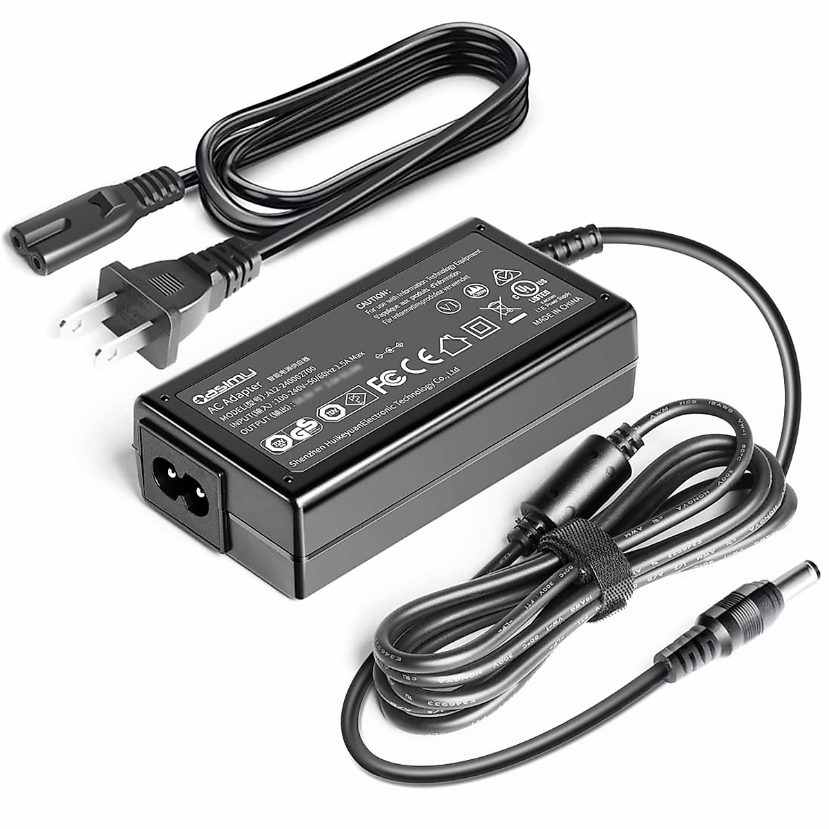 CASIMY 24V AC Adapter Charger Compatible with Dymo LabelWriter 450 4XL 310 315 320 330 400 SE450 Label Thermal Twin Turbo Labels Printer Duo Printer Maker 1752266 1752265 1752264 1755120 Power Supply