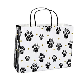 Pooch Paw Doogie Print Paper Large Shopper Gift Bag Quantity of 5