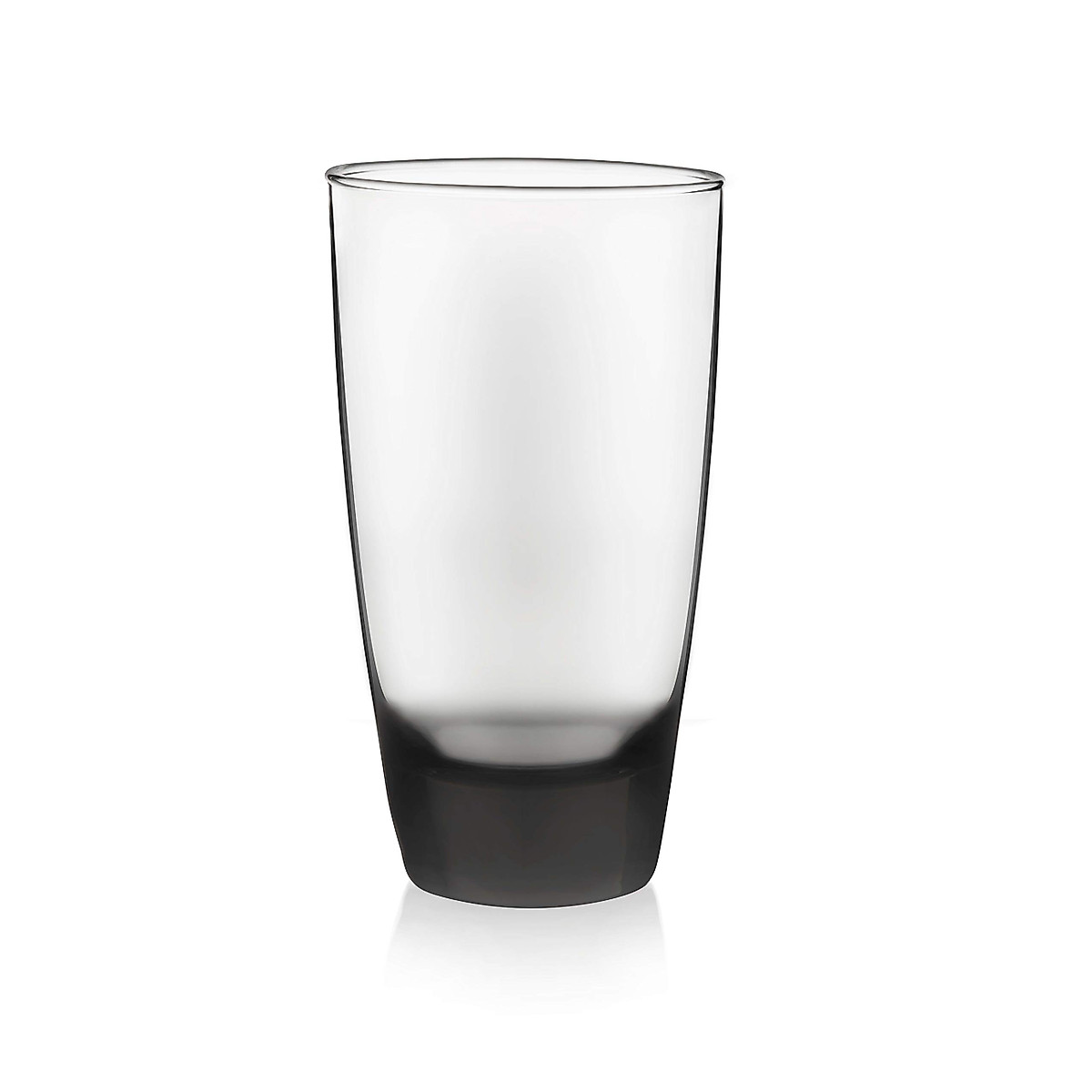 Libbey Classic Smoke Tumbler Glasses, 18-ounce, Set of 12