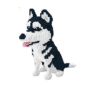 BDYDT Dog Husky Micro Building Blocks Set（2524PCS） Gift for Adults and Kids