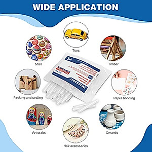 WORKPRO Full Size Hot Glue Sticks, 100-pack, 0.43x4 Inches, Compatible with Most Glue Guns, Multipurpose for DIY Art Craft General Repairs, Home Decorations and Gluing Projects