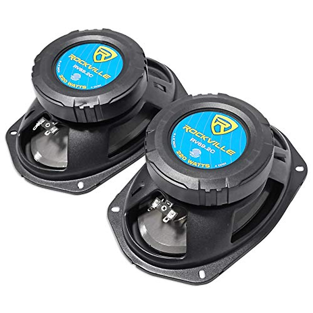 Rockville (2) Pairs RV69.2C 6x9 Component Car Speakers 2000w/440w RMS CEA Rated