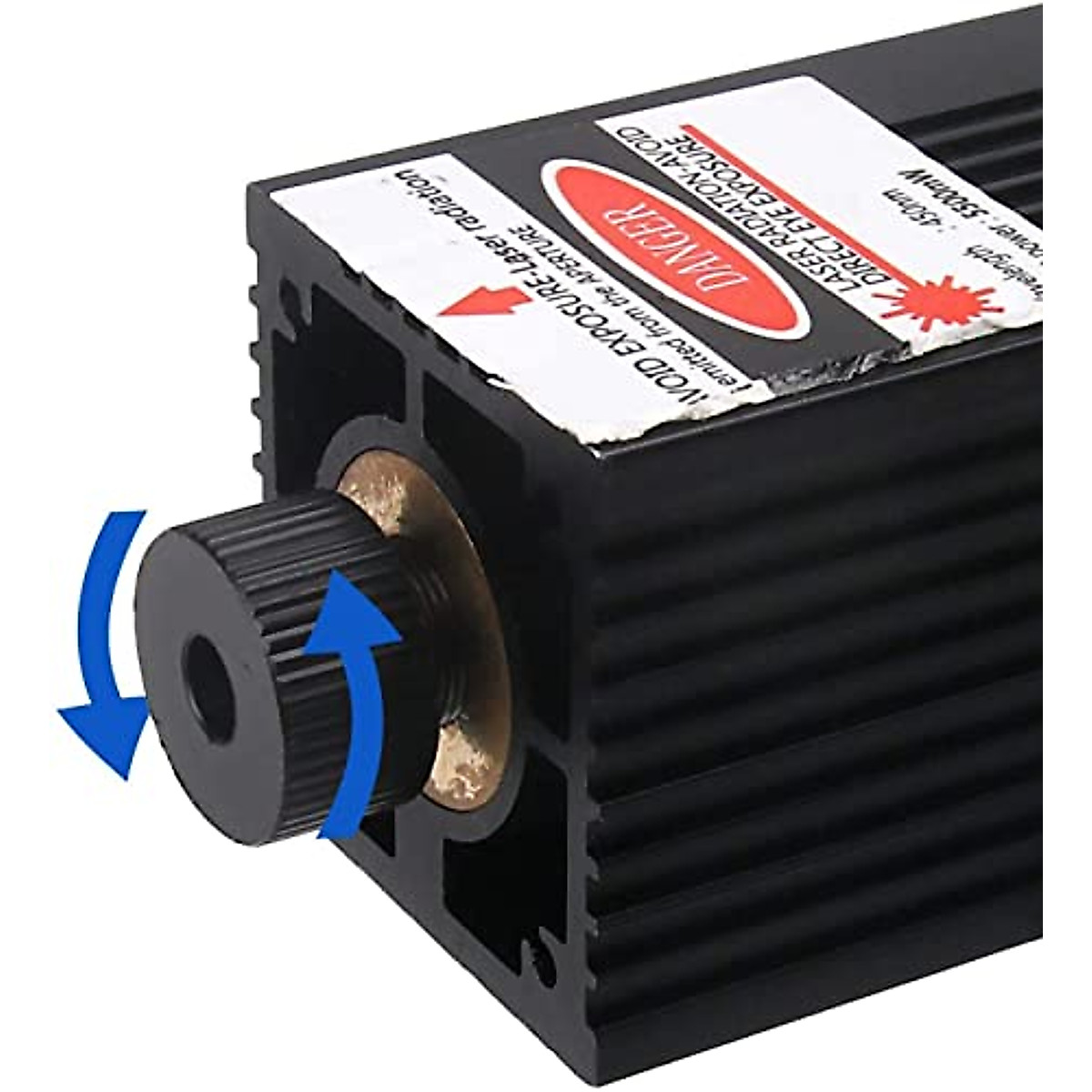 MYSWEETY 445nm 5.5W / 5500w Module Kit, Engraving Module Kit for CNC Router Machine DIY Engraver 1610-Pro/1810-Pro/3018/3018-Pro/3018 Pro-M/3018 Max