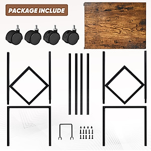 DACK Record Player Stand with Storage Up to 80 Albums,Turntable Stand with Matte Black Metal Legs, Record Player Table for Living Room Bedroom Office