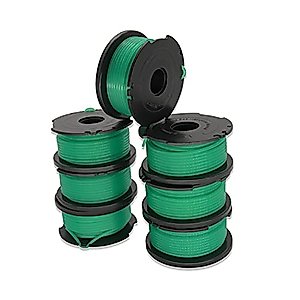 SF-080 Replacement Spool，GH3000 Trimmer Spools, Auto Feed Replacement Spools,20-Foot, 0.08-Inch, Auto Feed,Compatible with Black and Decker Weed Eater LST540 LST540B SF-080-BKP String Trimmer- 7 Pack