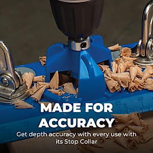 Kreg KHI-HINGE Concealed Hinge Jig - Drill Perfect Holes for Cabinet Hinges & Hardware Installation - Cabinet Door Hinge Tool - Cabinet Hardware Jig