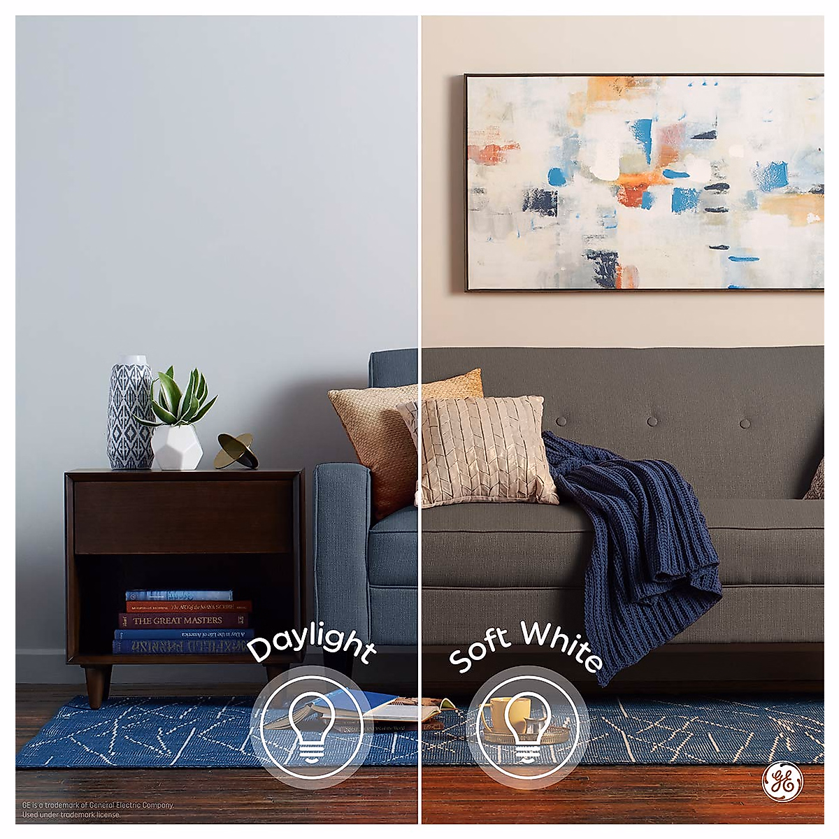 GE LED Light Bulbs, 60 Watt, Daylight, A19 (20 Pack)