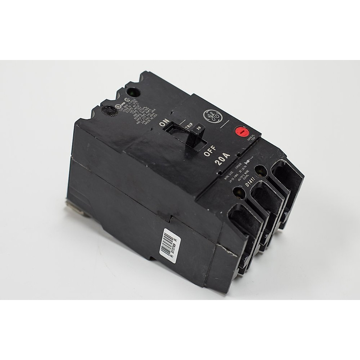 General Electric GETEY330 GE TEY330 3P-480V-30A CB, Black