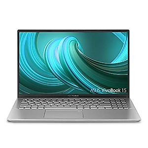 Asus Vivobook 15 Thin and Light Laptop, 15.6” Full HD, AMD Quad Core R5-3500U CPU, 8GB DDR4 RAM, 128GB SSD + 1TB HDD, AMD Radeon Vega 8 Graphics, Windows 10 Home, F512DA-EB55-SL, Transparent Silver
