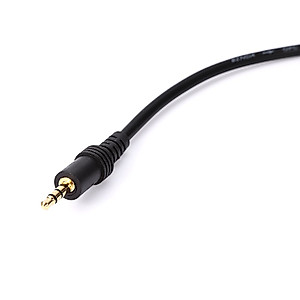 Tihebeyan 10FT/ 3 Pin XLR Connector Female to 1/8" 3.5mm Male Stereo Jack Microphone Audio Cord Cable Stereo Mini Jack AUX Cord Audio Cable