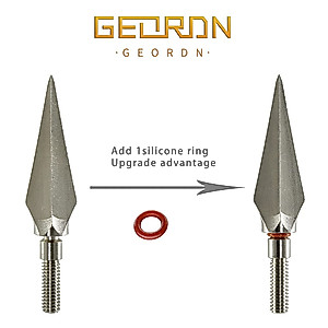 Traditional Bow Hunting Broadheads 150 Grains 100 Grains 12Pk One-Piece Broad Head,Archery Target Tip, Arrow Heads,Archery Field Points (100 Grains-Silver 12pk)