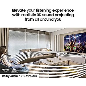 SAMSUNG HW-B57C B-Series 4.1ch Soundbar w/Dolby Audio/DTS Virtual X, Game Mode, Wireless Bluetooth TV Connection, Rear Speaker Kit & Subwoofer Included