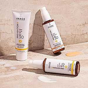 IMAGE Skincare, PREVENTION+ Clear Solar Gel SPF 30 Sunscreen, Broad Spectrum, Transparent Weightless Finish and No White Cast, Perfect Travel Size, 1.5 oz