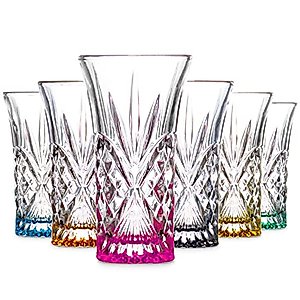Godinger Shot Glasses Set, Shot Glass Shooters - Dublin Crystal, Set of 6