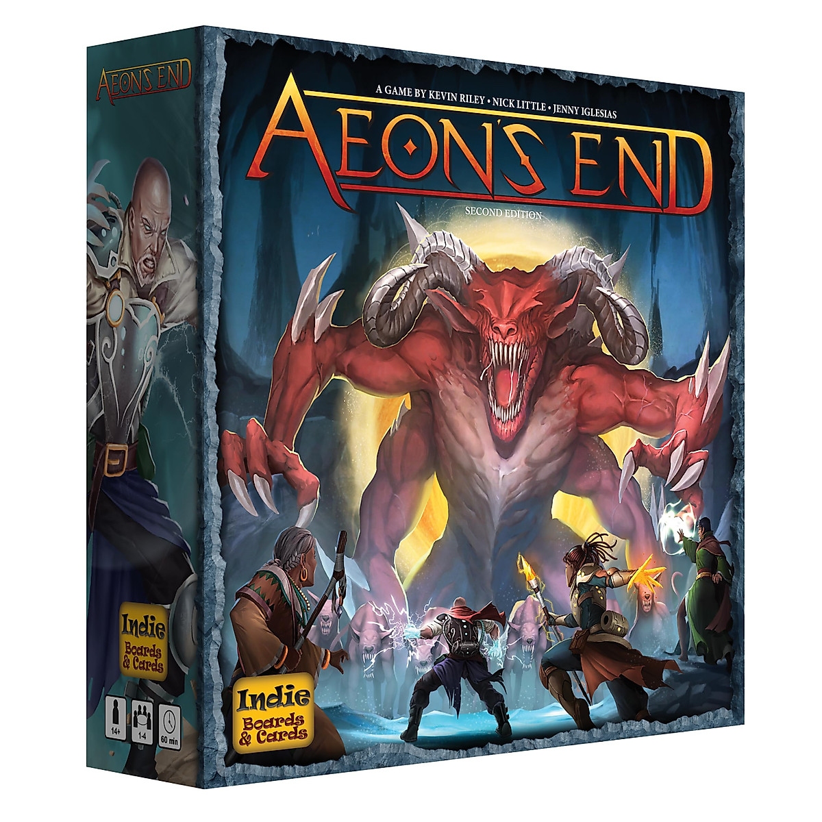 Aeon's End 2e - Cooperative Deck Building Card Game for Game Night, 1 – 4 Players Teens, 14+ and Adults - Science Fiction & Fantasy Strategy Board Game - 60 Min Play Time - Indie Boards and Cards