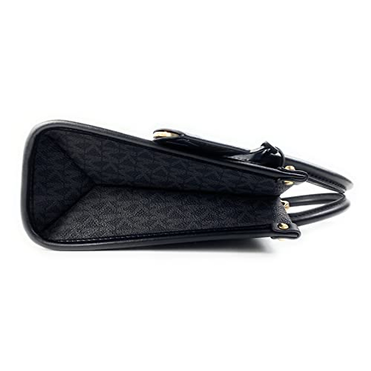 Michael Kors Mirella Small Tote Crossbody Bag in Black Signature