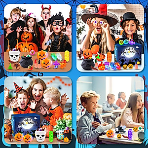 400pcs Halloween Party Favors for Kids, Halloween Toys Bulk, Classroom Prizes, Goodie Bag Stuffers,Halloween Stuffers,Treasure Box Toys,Carnival Prizes, Halloween Treats,School Classroom Reward