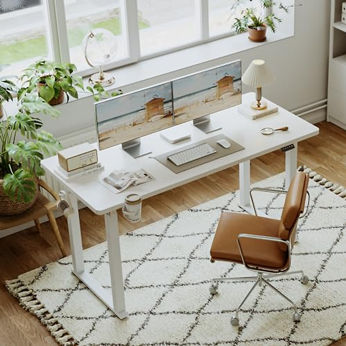 BANTI SDE-STSTZ Standing Desk, 72“×29", White