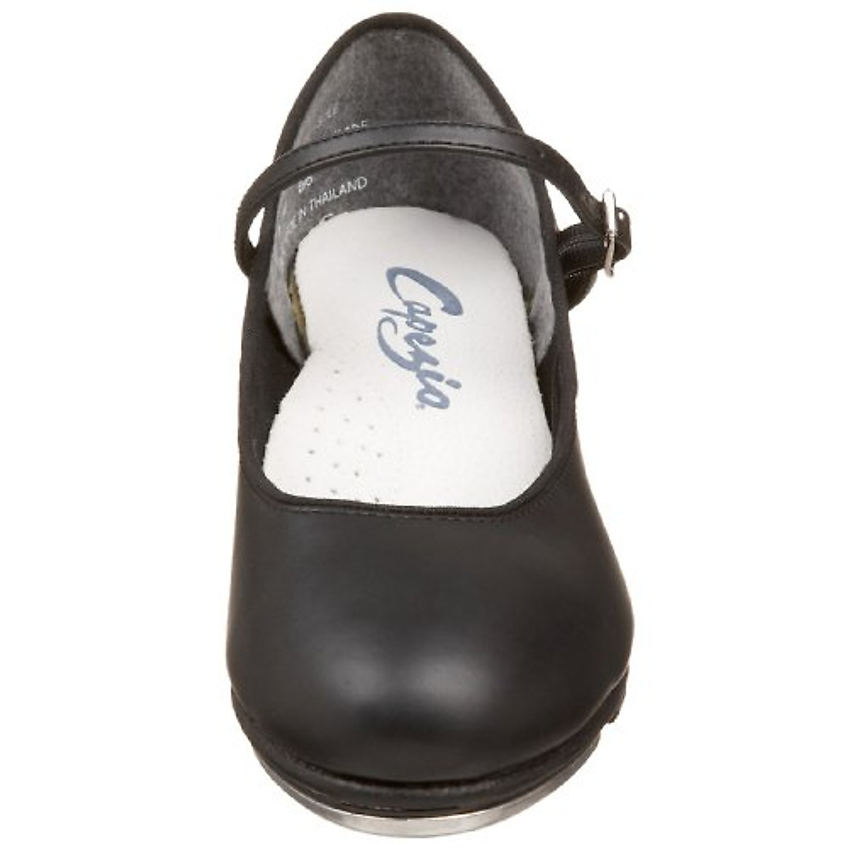 Capezio womens Jr. Footlight Tap Shoe, Black, 7.5 M US