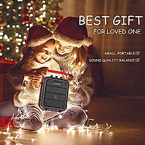 Shinco Bluetooth Speaker with Microphone, Portable Karaoke Machine with Remote Control, Audio Recording, FM Radio, Perfect for Kids
