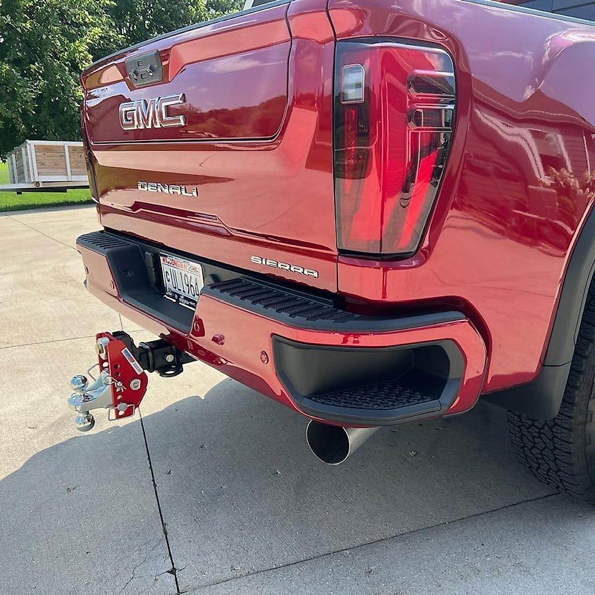 Shocker Impact Cushion Hitch Combo Ball Mount 4" Rise to 4" Drop, Fits 2" Hitch Silver Combo 2" & 2-5/16" Balls