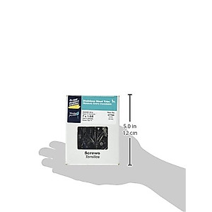 Hillman 47784 7-Inch x 1-5/8-Inch Stainless Steel Trim Screw with Square Drive, 1-Pound