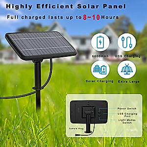 Outdoor Solar String Lights, 100 FT Solar Powered LED String Outdoor Lights Waterproof & Shatterproof, Patio Solar Hanging Lights With 30 Bulbs, Camping Decorative Lights For Outdoor Backyard Garden