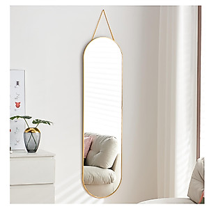 Ecentaur Full Length Mirror Wall Mirror Over The Door Mirror Hanging Body Mirror for Bedroom Mounted Long Size Length Room Mirrors