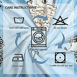 Manerly Sherpa Throw Blankets for Sofa Bed Couch, Magic Fairy Tale Forest wiht Mushrooms and Lanterns Printed Blanket, Soft Cozy Plush Fleece Blankets for Kids Adults Gift, 50"x60"