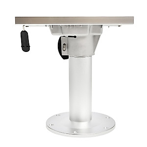 Boat Seat Pedestals, Pedestal Boat Seat Base, Adjustable Height & Swivel, 13-19 inches, for Yachts, Speedboats, Fishing Boats, and Others