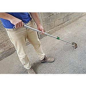 RA Jasper Pro Heavy Duty Telescopic Reptile Snake Tongs Grabber Catcher Handling Aluminum