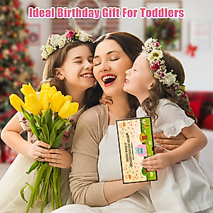 FISHOAKY Talking Flash Cards Educational Toys for 2 3 4 5 6 Year Old Boys Girls, Learning Toys, 112 Audible Baby Flash Cards 224 Words, Preschool Learning Toys Birthday Gift for Kids, Pink