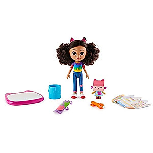 Gabby’s Dollhouse, Gabby Deluxe Craft Dolls and Accessories with Water Pad and Water Brush Pen, Kids Toys for Girls and Boys Ages 3 and up