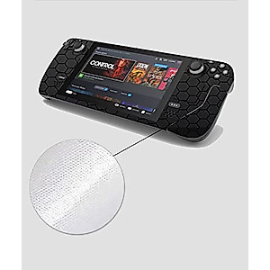 VEUENNS Full Set Games Decal Skin for Steam Deck console handheld gaming pc,Specially designed vinyl applique skin to Full steam deck coverage,provides protection and improves the feel of the trackpad