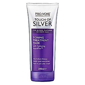 PROVOKE Toning Treatment Mask for Blonde, Platinum, White or Grey Hair - 200 ml
