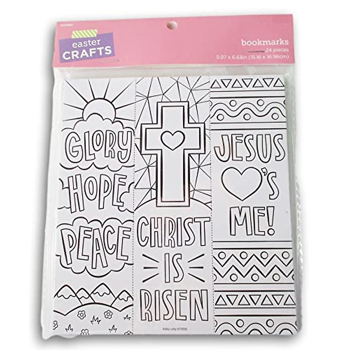 Easter Craft Bookmarks - ''He is Risen'' Theme - Makes 24