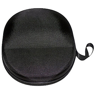 XXL CASEBUDi Hard Headphone Case Compatible with The Largest Audio and Aviation Headsets - Black Ballistic Nylon