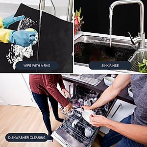 Oven Liners for Bottom of Oven, 2 Pack Large Thick Heavy Duty Non-Stick Oven Mat Set, 15.74"x 23.62" BPA and PFOA Free Oven Floor Protector Liner, Kitchen Friendly Cooking Accessory