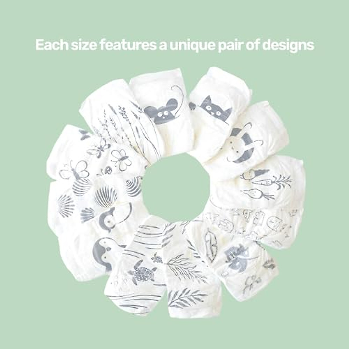 PARASOL Clear+Dry Disposable Diapers | RashShield Protection, Leakproof Design, Hypoallergenic Diaper Set | Size 5 (26+ lbs.) 48 Count