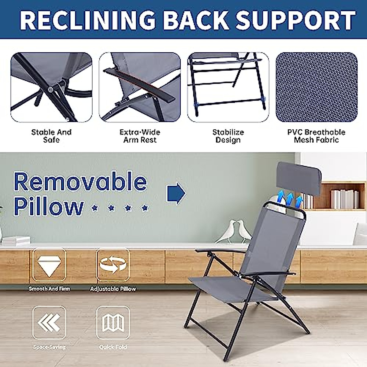 Beach Tent, Beach Cabana+Bistro Set, 4-Piece Outdoor Dining Set, Patio Furniture Set of 2 Folding Chairs, Small Glass Dining Table, and A Tilted Umbrella