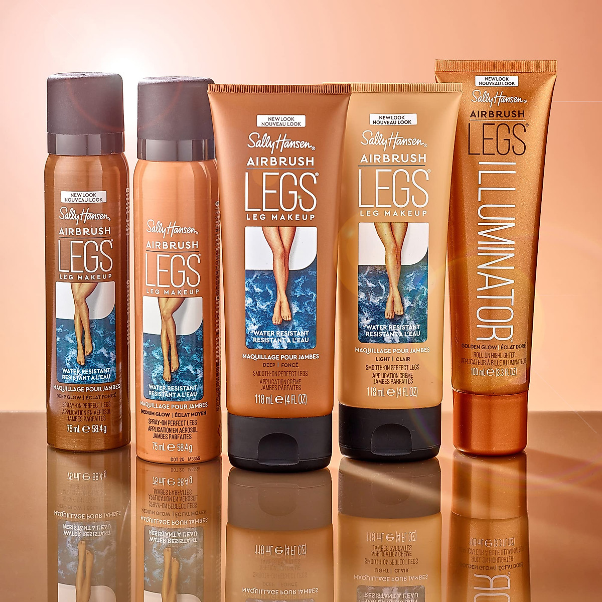 Sally Hansen Airbrush Legs Tan/Bronze - Leg Makeup 4 oz